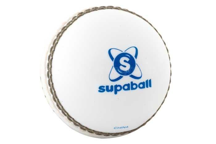 Practice Synthetic Cricket Ball Soft Seamed Reflective White