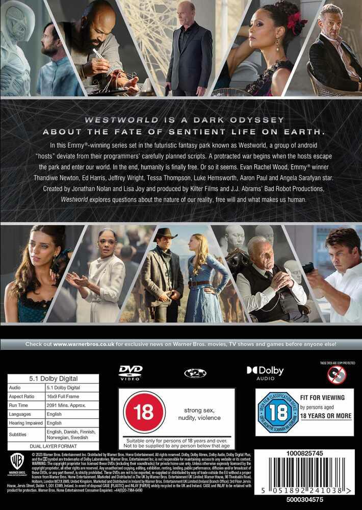 Westworld Series 1 to 4 Complete Collection DVD | Deff.com