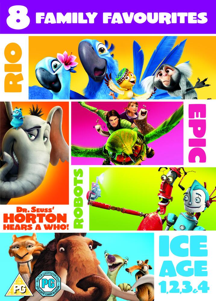 Ice Age 1 To 4 / Epic / Robots / Rio / Horten Hears A Who DVD | Deff.com