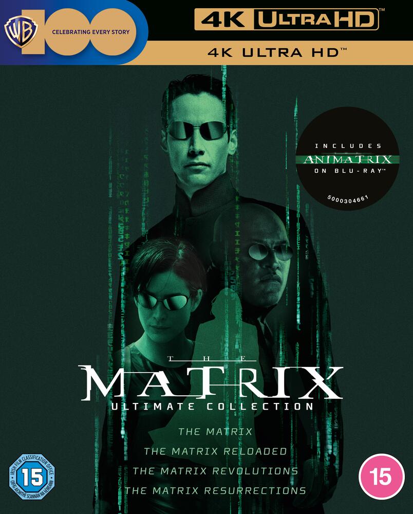 The Matrix Ultimate Collection (4 Films + Animatrix) 4K Ultra HD + Blu ...