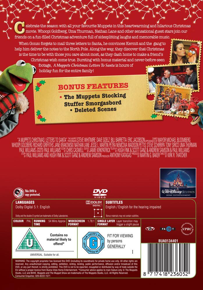 A Muppet Christmas - Letters To Santa DVD | Deff.com