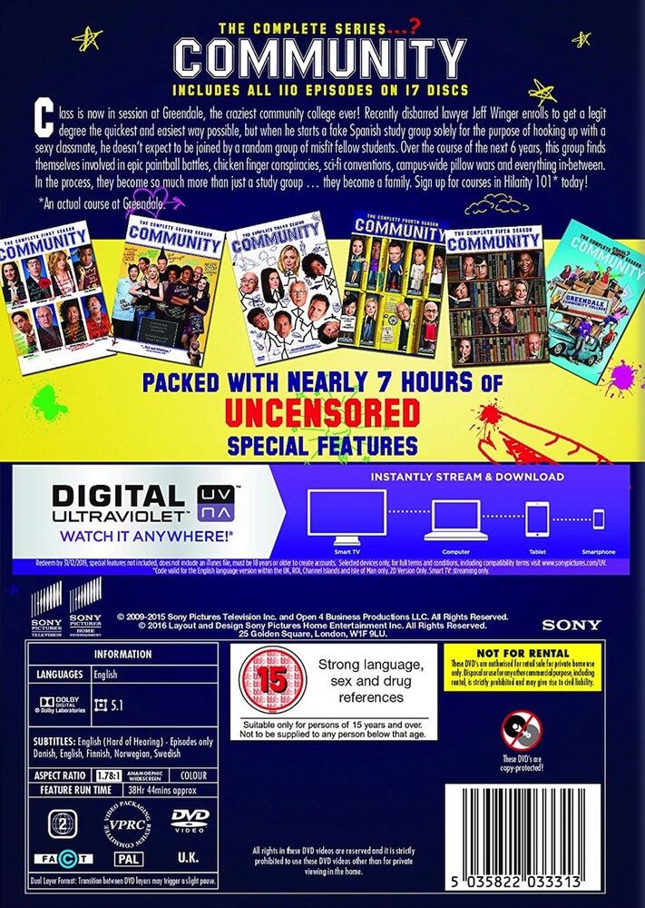 Community Seasons 1 to 6 Complete Collection DVD | Deff.com