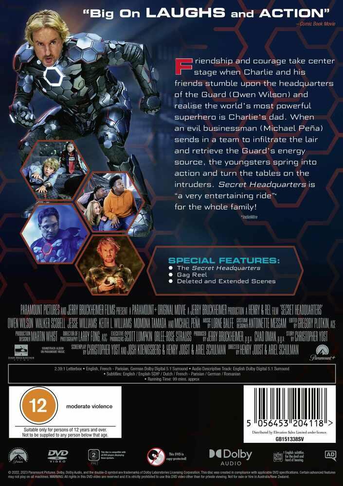 Secret Headquarters DVD | Deff.com