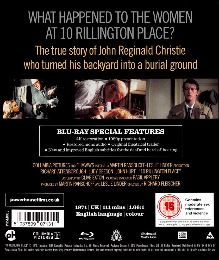 10 Rillington Place Blu-Ray | Deff.com