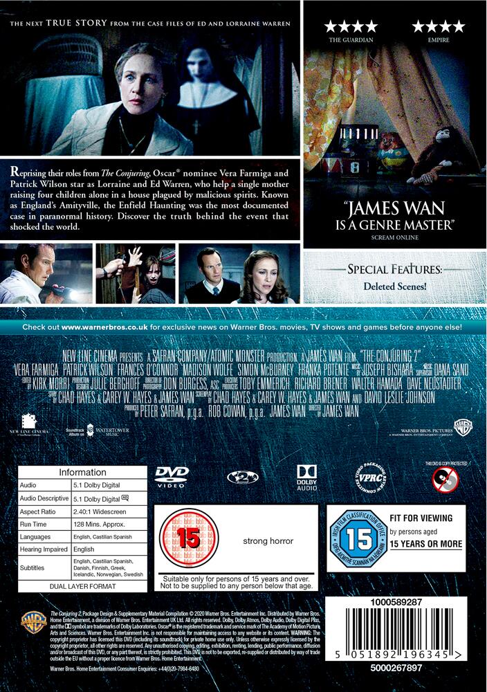The Conjuring 2 DVD | Deff.com