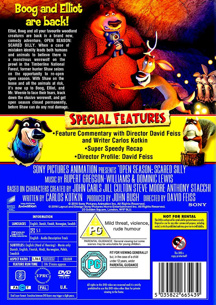 Open Season 4 - Scared Silly DVD | Deff.com