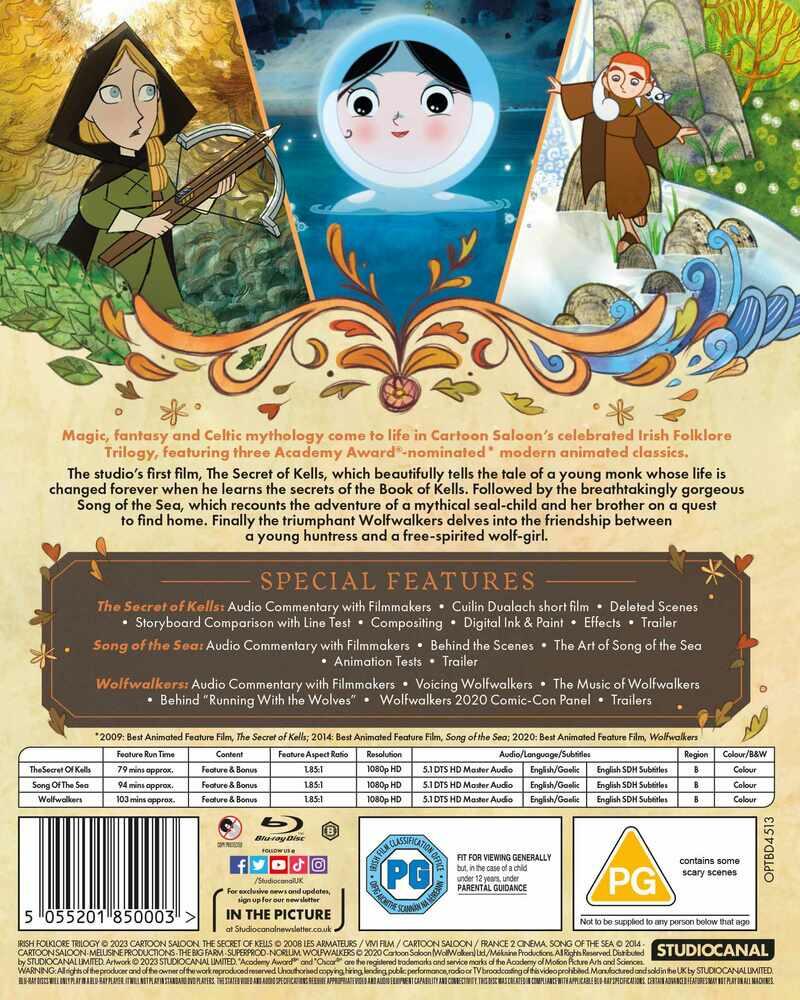 Cartoon Saloon Irish Folklore Trilogy Blu-Ray | Deff.com