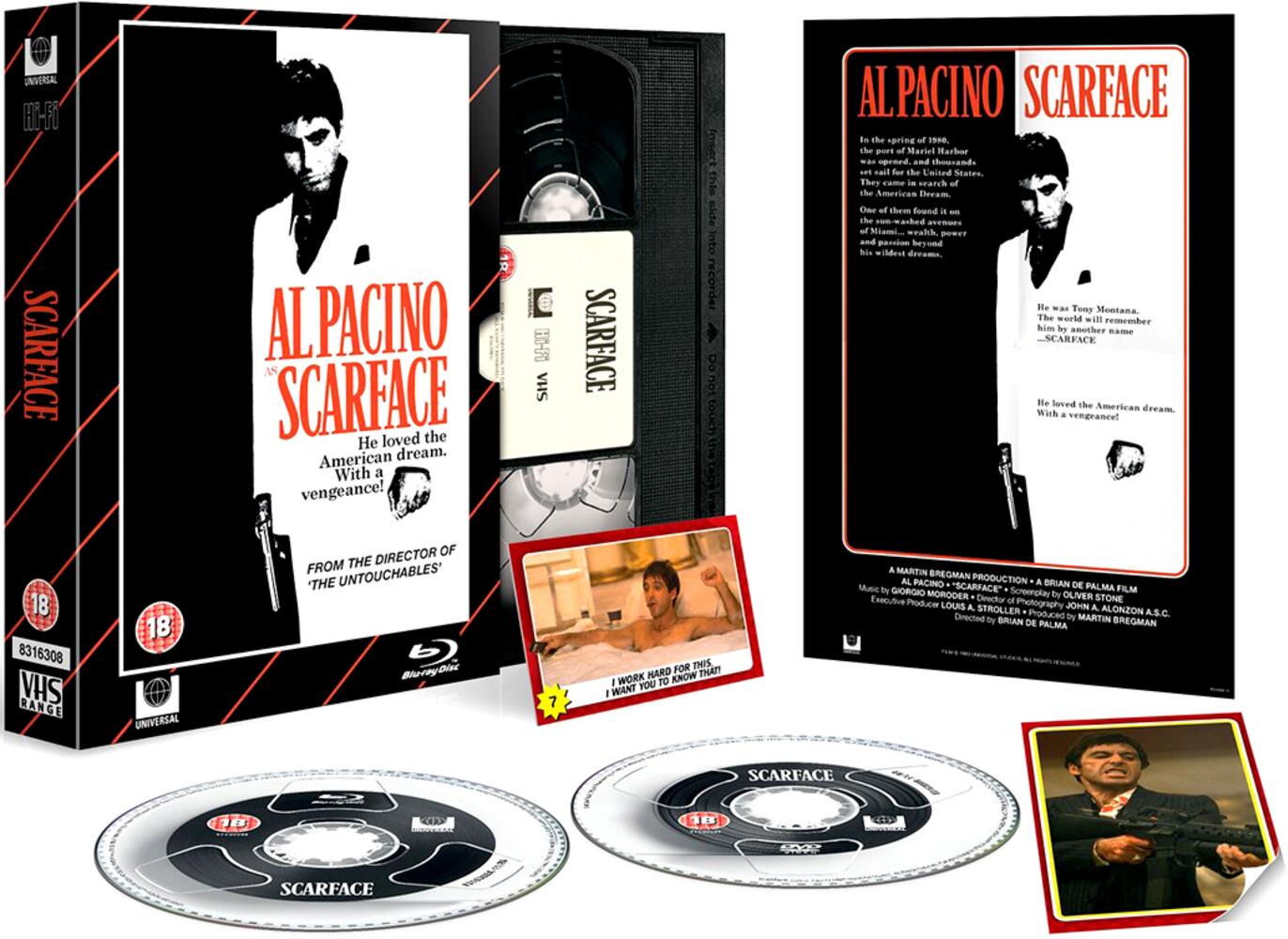 Scarface - Limited Edition VHS Collection DVD + Blu-Ray | Deff.com