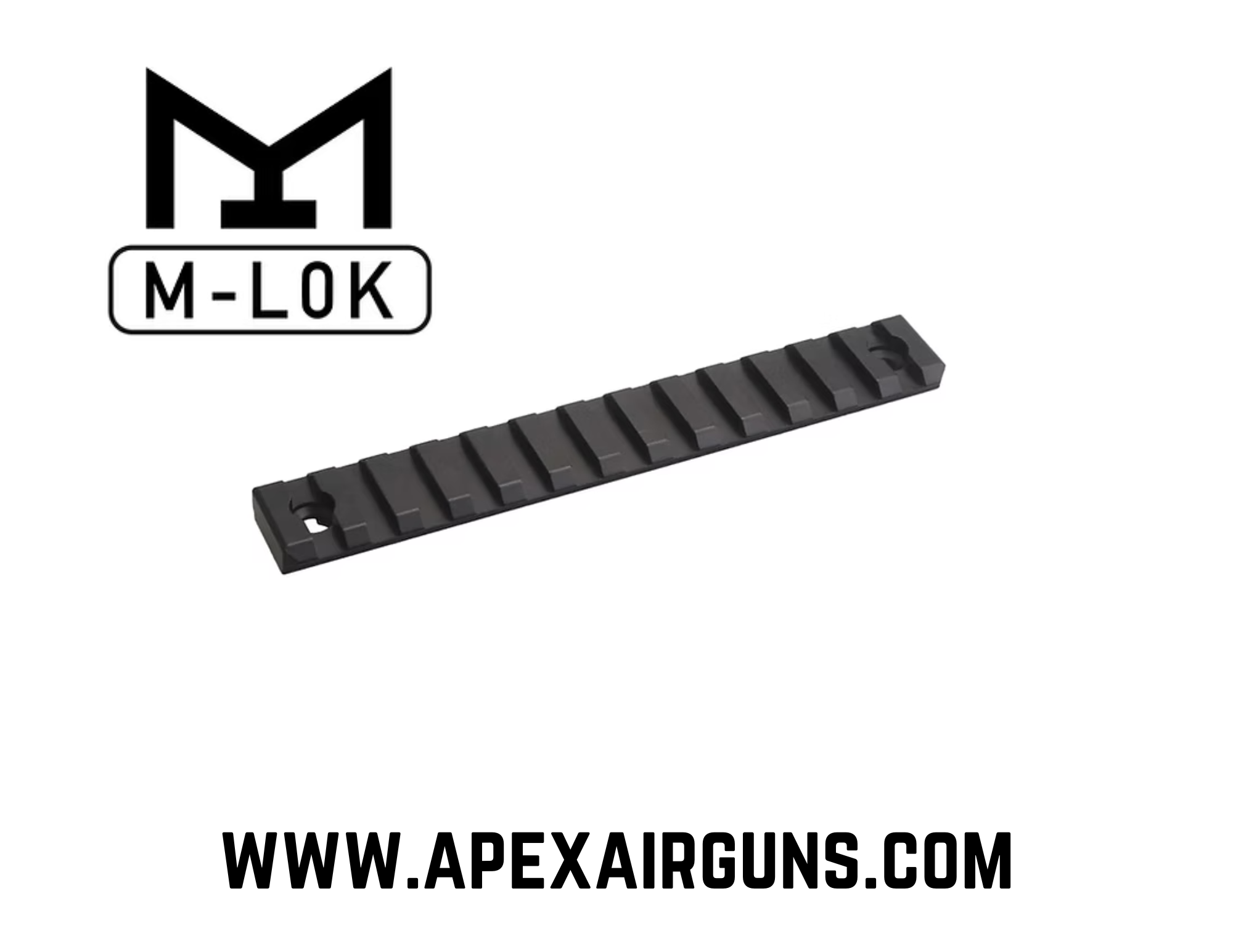 Picatinny/Weaver M-LOK Rail Section - 5 Inch
