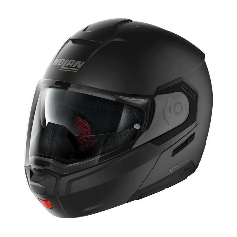 Nolan N90-3 Classic N-Com Modular Flip Front Motorcycle Helmet 010 Flat Black