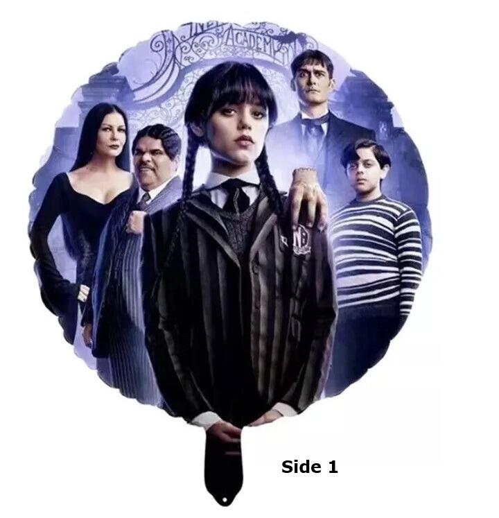 Wednesday Addams Double Sided 18" Foil Balloon - Helium Filled (Collect ...
