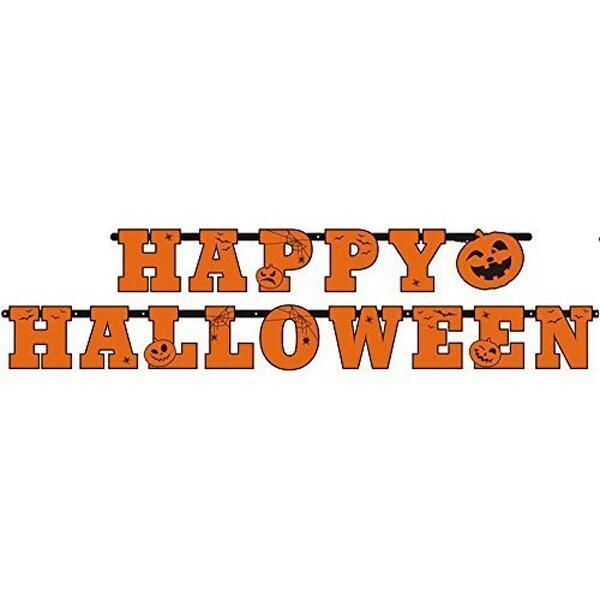 Happy Halloween Letter Banner - 2.1 Metres Long