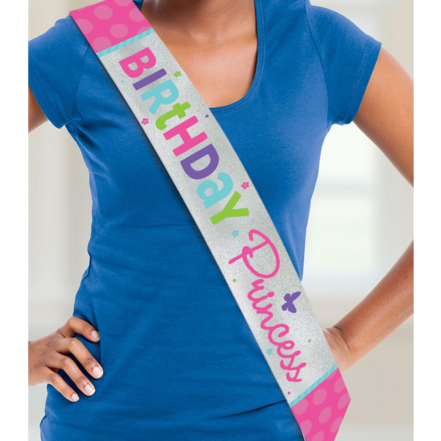 Happy Birthday Princess Sash - 1.5 Metres Long