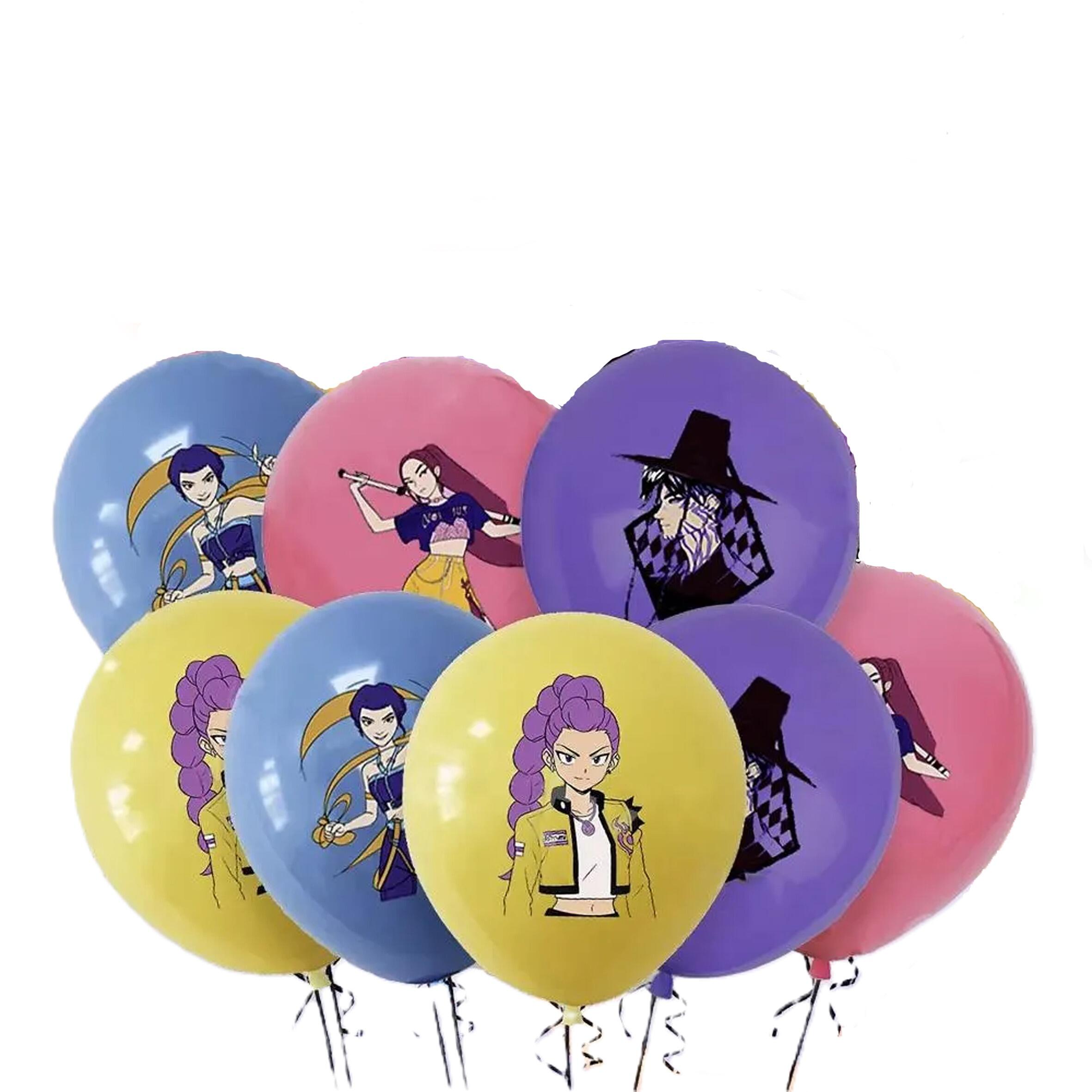 K-Pop Demon Hunters Latex Balloons - Pack of 8