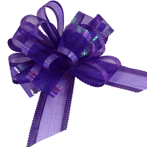 50mm Organza Pull Bows - Choose Colour