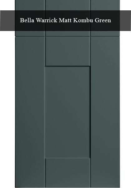 BELLA WARWICK SUPERMATT KOMBU GREEN