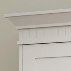 Bella Supermatt Alabaster Dentil Rail