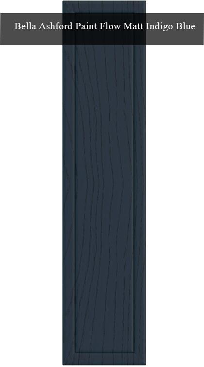BELLA ASHFORD PAINT FLOW MATT INDIGO BLUE