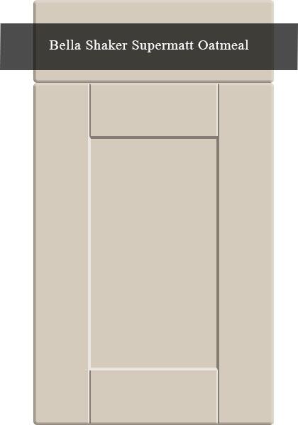 BELLA SHAKER SUPERMATT TAUPE GREY