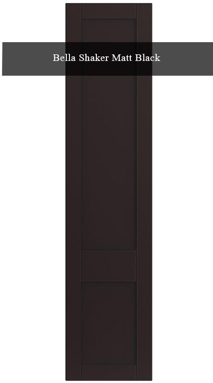 BELLA SHAKER SUPERMATT BLACK