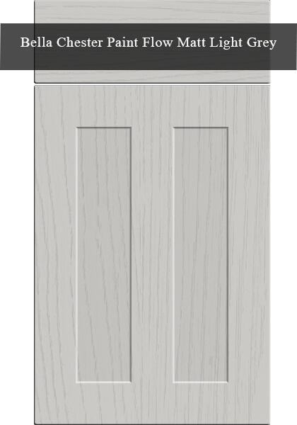 BELLA CHESTER PAINT FLOW MATT LIGHT GREY