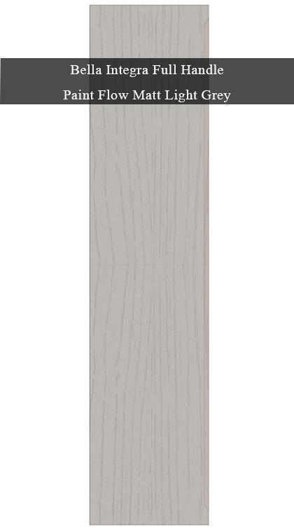 BELLA INTEGRA FULL HANDLE PAINT FLOW MATT LIGHT GREY