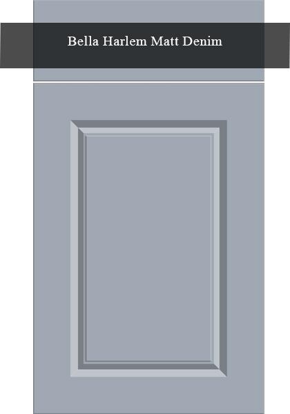 BELLA HARLEM SUPERMATT DENIM BLUE