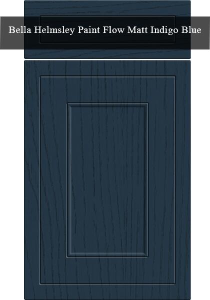 BELLA HELMSLEY PAINT FLOW MATT INDIGO BLUE