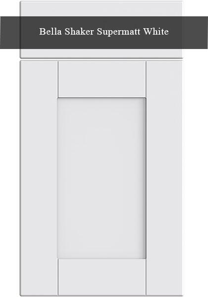 BELLA SHAKER SUPERMATT WHITE