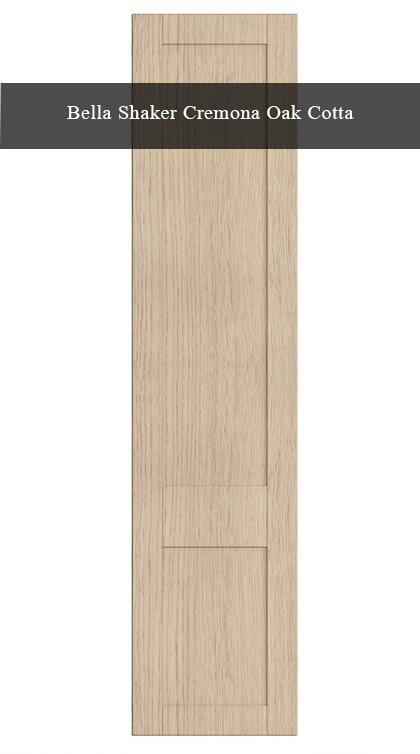 BELLA SHAKER CREMONA OAK COTTA