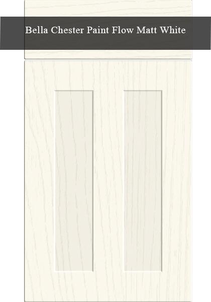 BELLA CHESTER PAINT FLOW MATT WHITE