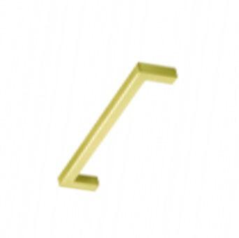 128 Square D Handle (Brushed Brass)