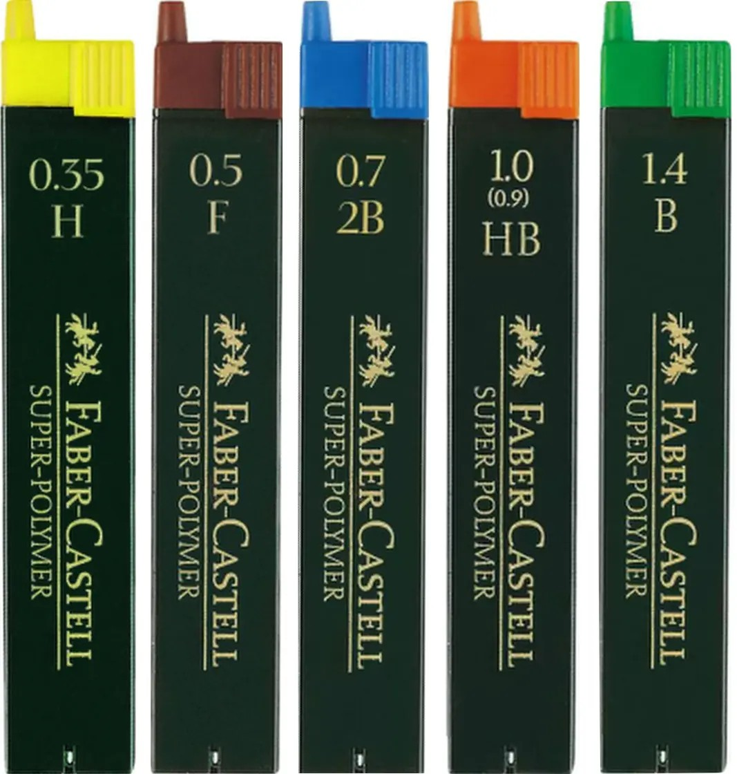 Faber-Castell Leads - Super-Polymer Mechanical pencil leads