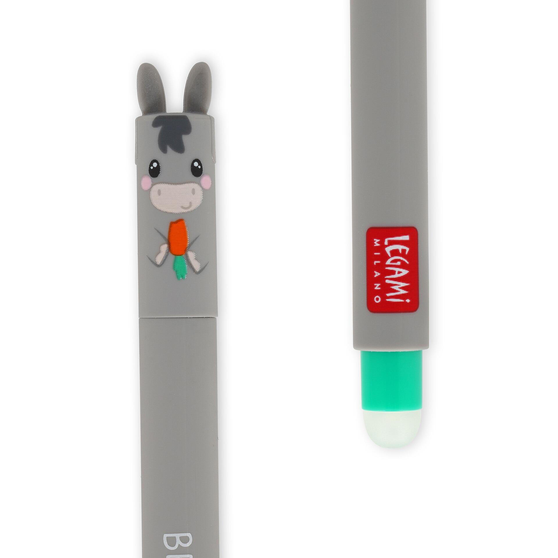 Legami Farm Sweet Farm - Set of 4 erasable pens - Fast UK delivery