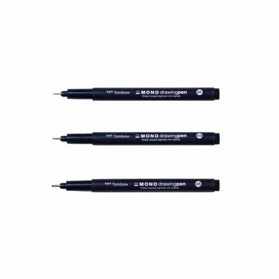 Tombow Mono drawing pens - Drawing Pen Set