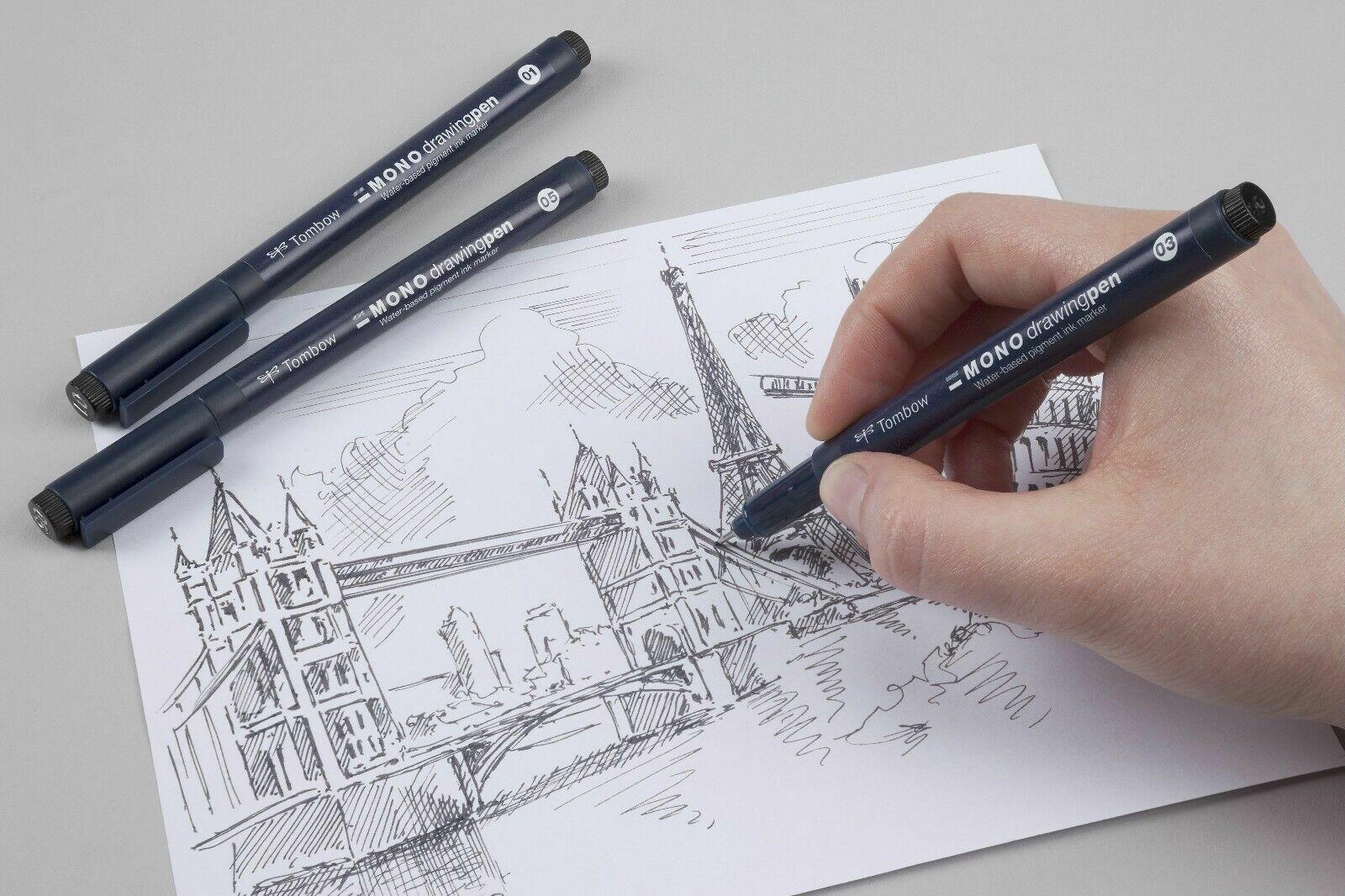 Tombow Mono drawing pens - Drawing Pen Set