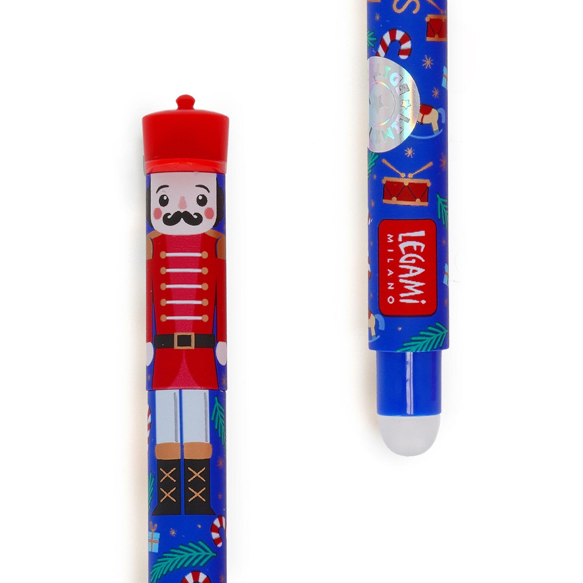 Legami Xmas Set of Erasable Pens - The Nutcracker - - FAST UK delivery
