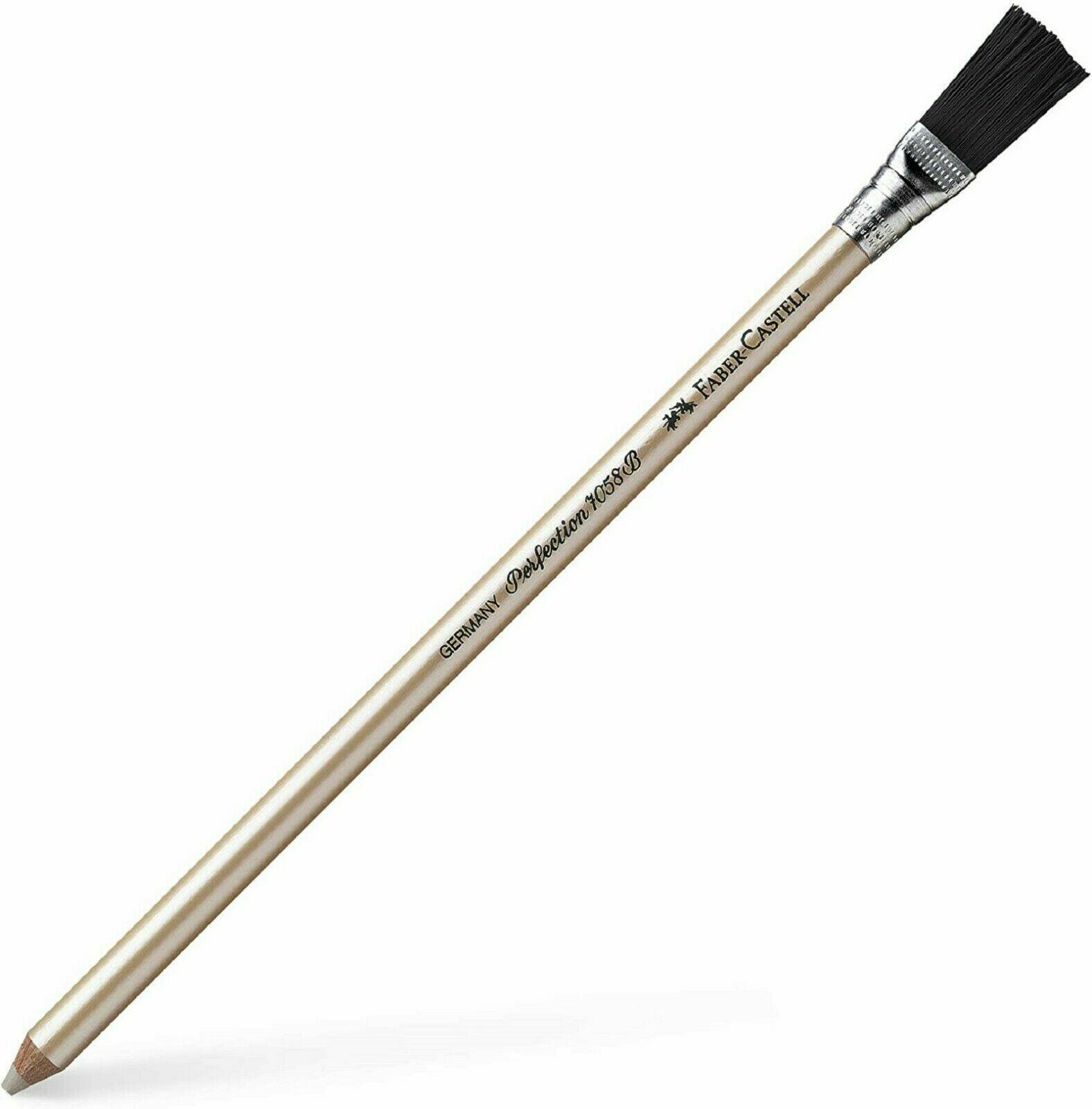 Eraser Pencil with Brush. Faber Castell Precision Eraser - Pack of three