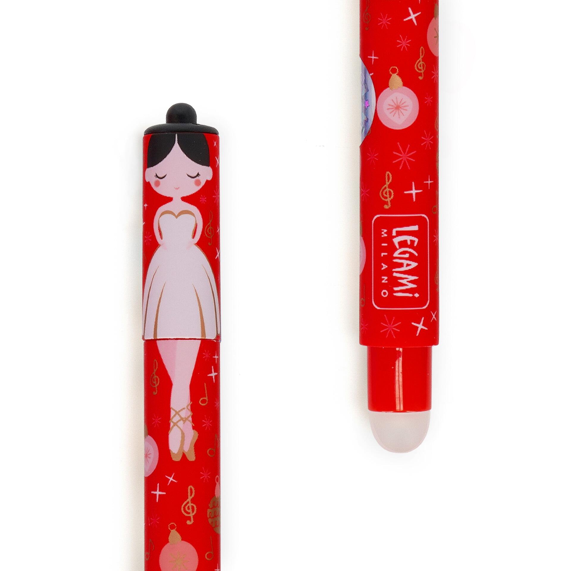 Legami Xmas Set of Erasable Pens - The Nutcracker - - FAST UK delivery