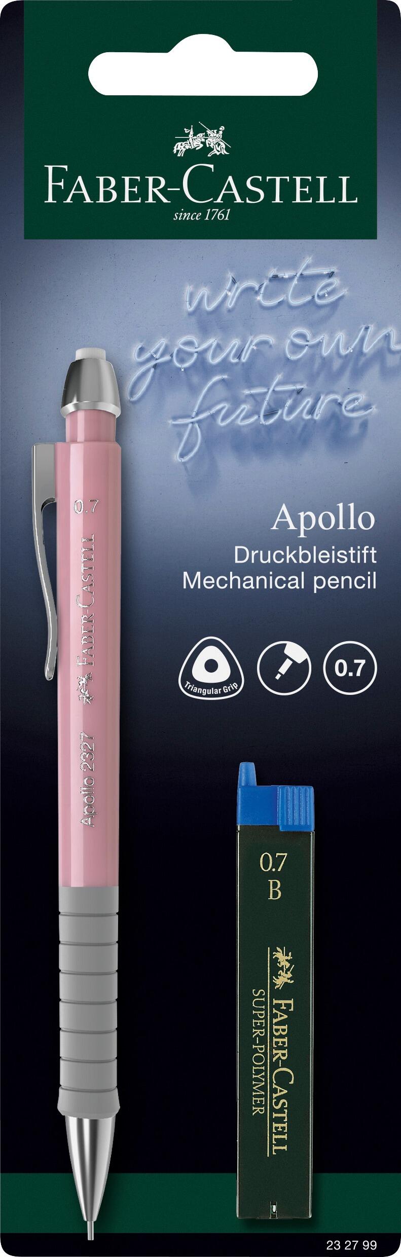 Faber-Castell Apollo Mechanical Pencil with extra leads - Choose colour ...