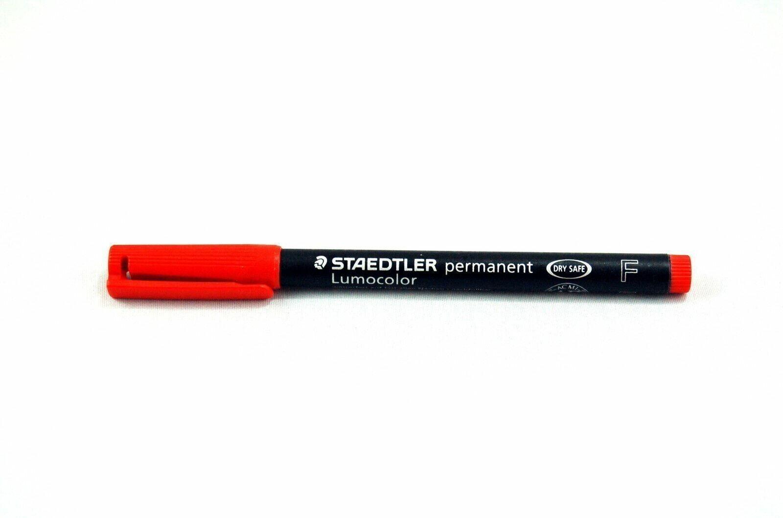Staedtler Lumocolor Permanent Marker - Fine - RED