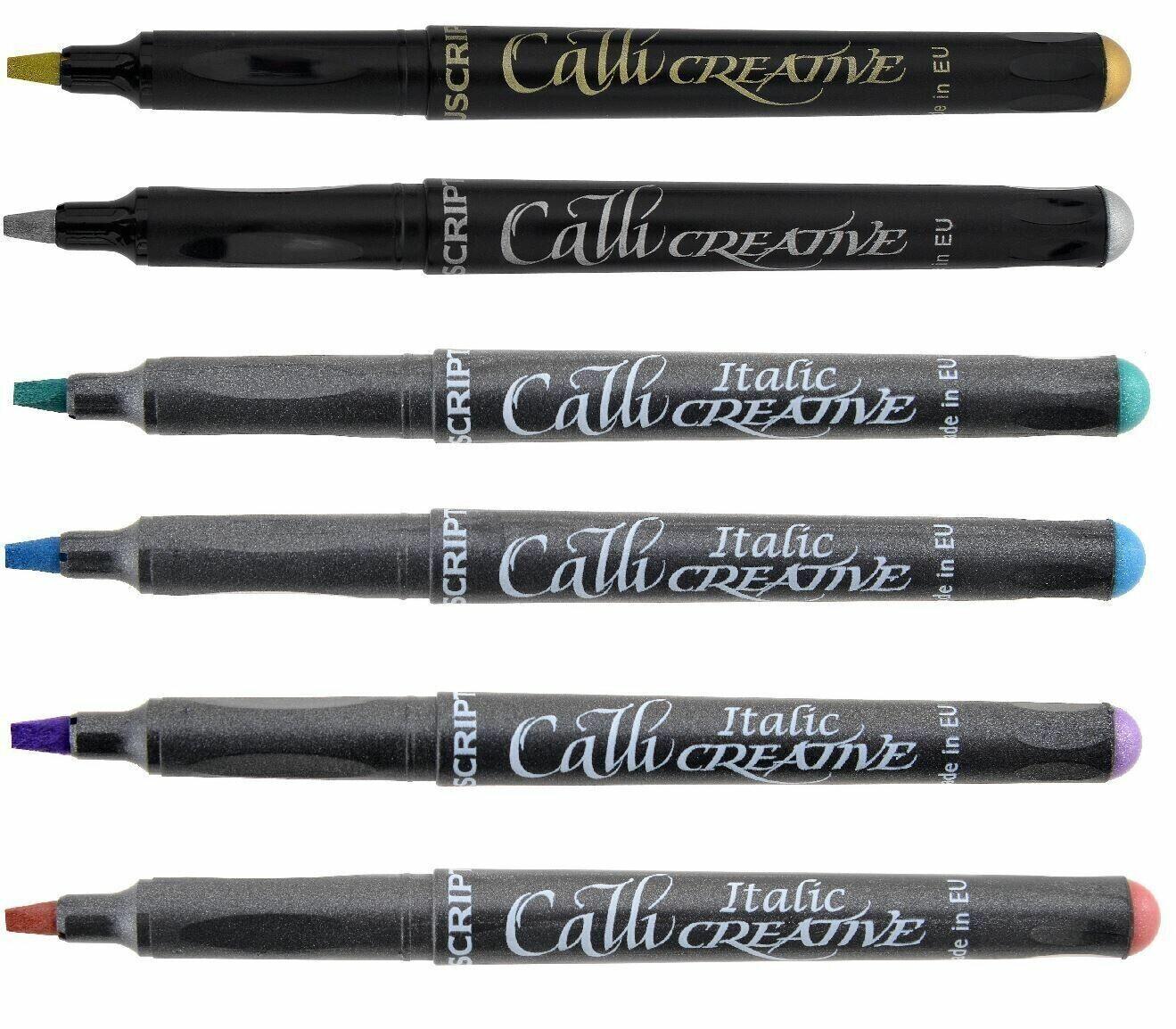 Marker Pens - Manuscript Callicreative Metallic Italic Markers