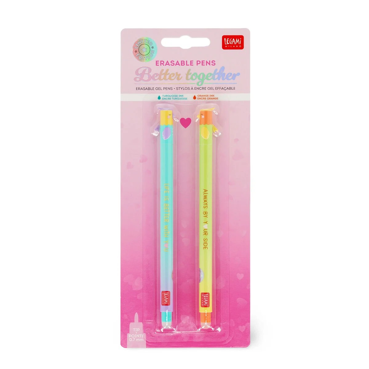 Legami SET OF 2 ERASABLE GEL PENS - Better Together 2026 - last few ...