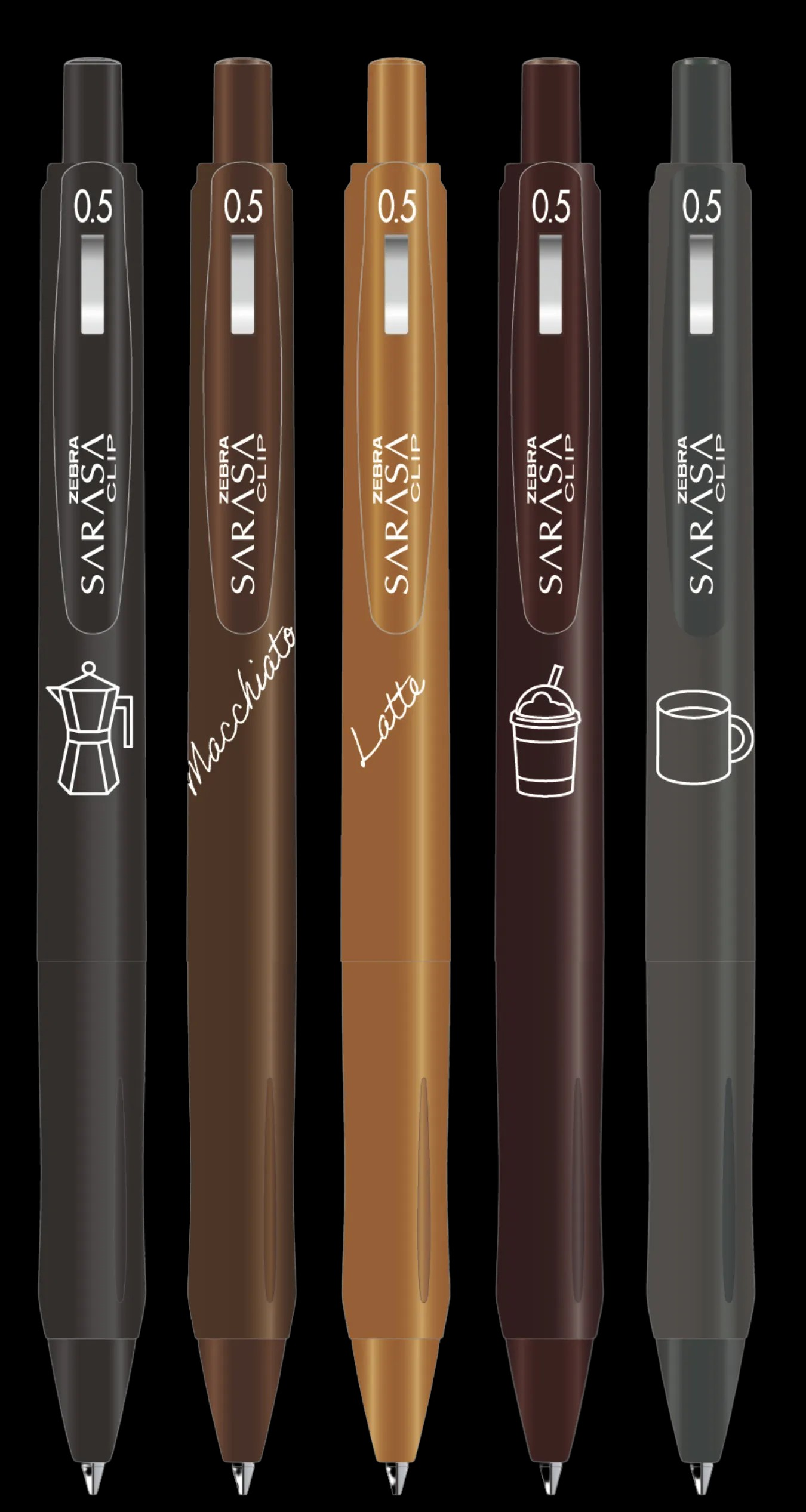 Zebra Sarasa Clip - Study In Coffee Special Edition