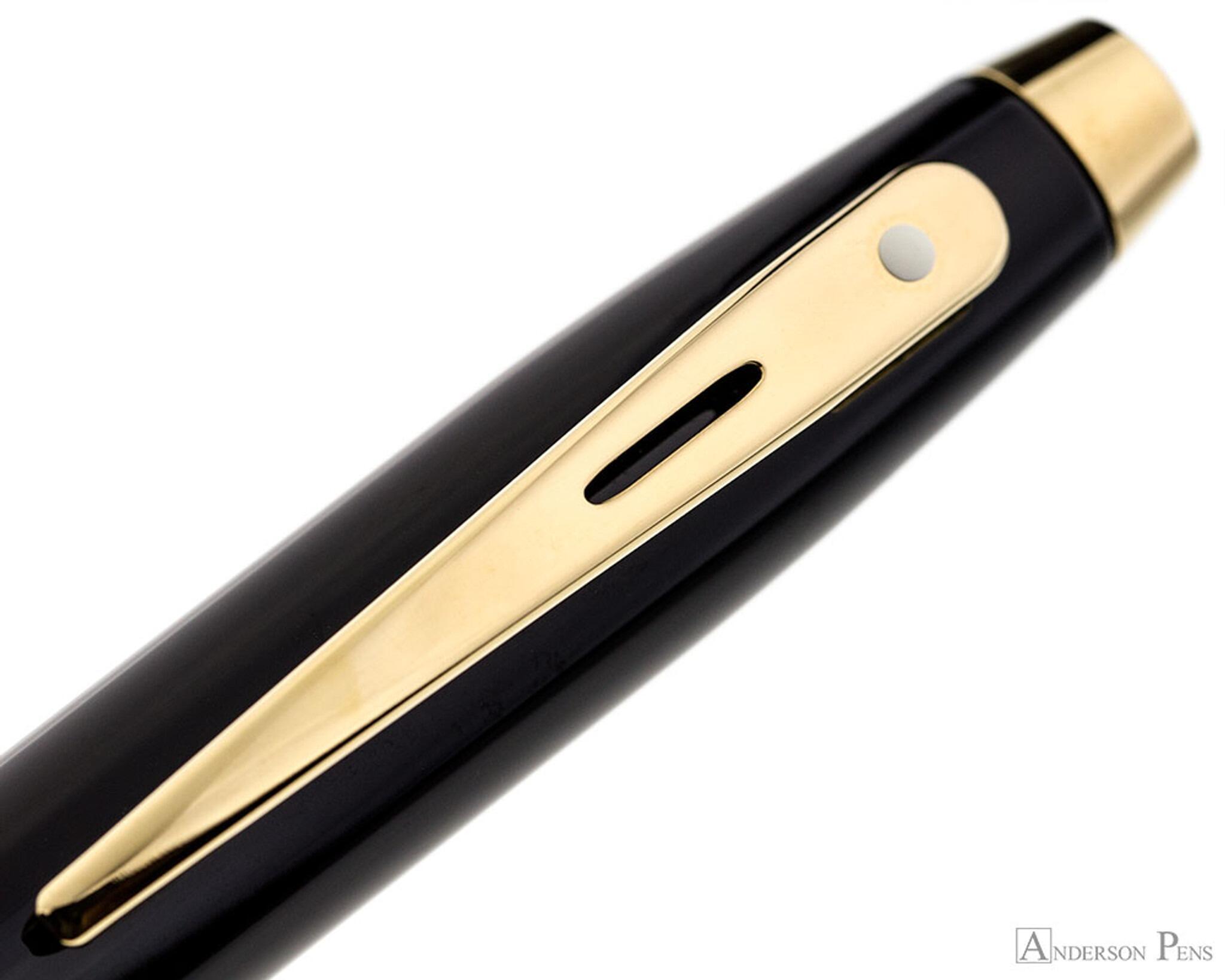 Sheaffer Ballpoint pen - Sheaffer 100 Glossy Black with Gold trim