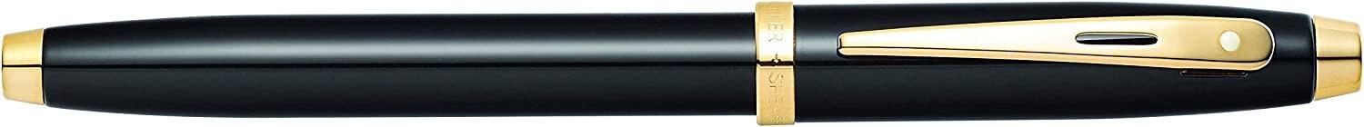 Sheaffer Fountain Pen - Sheaffer 100 Black with gold trim, M nib