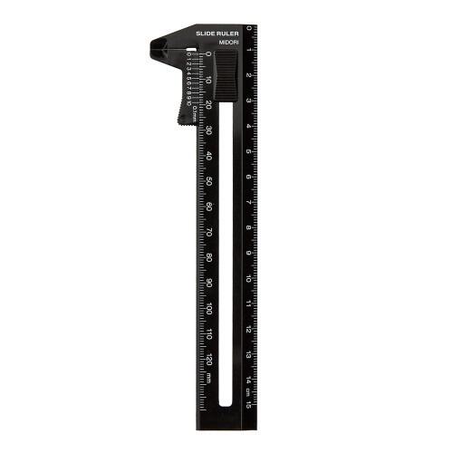 Midori CL Thickness Ruler Black - Fast UK delivery £1.60
