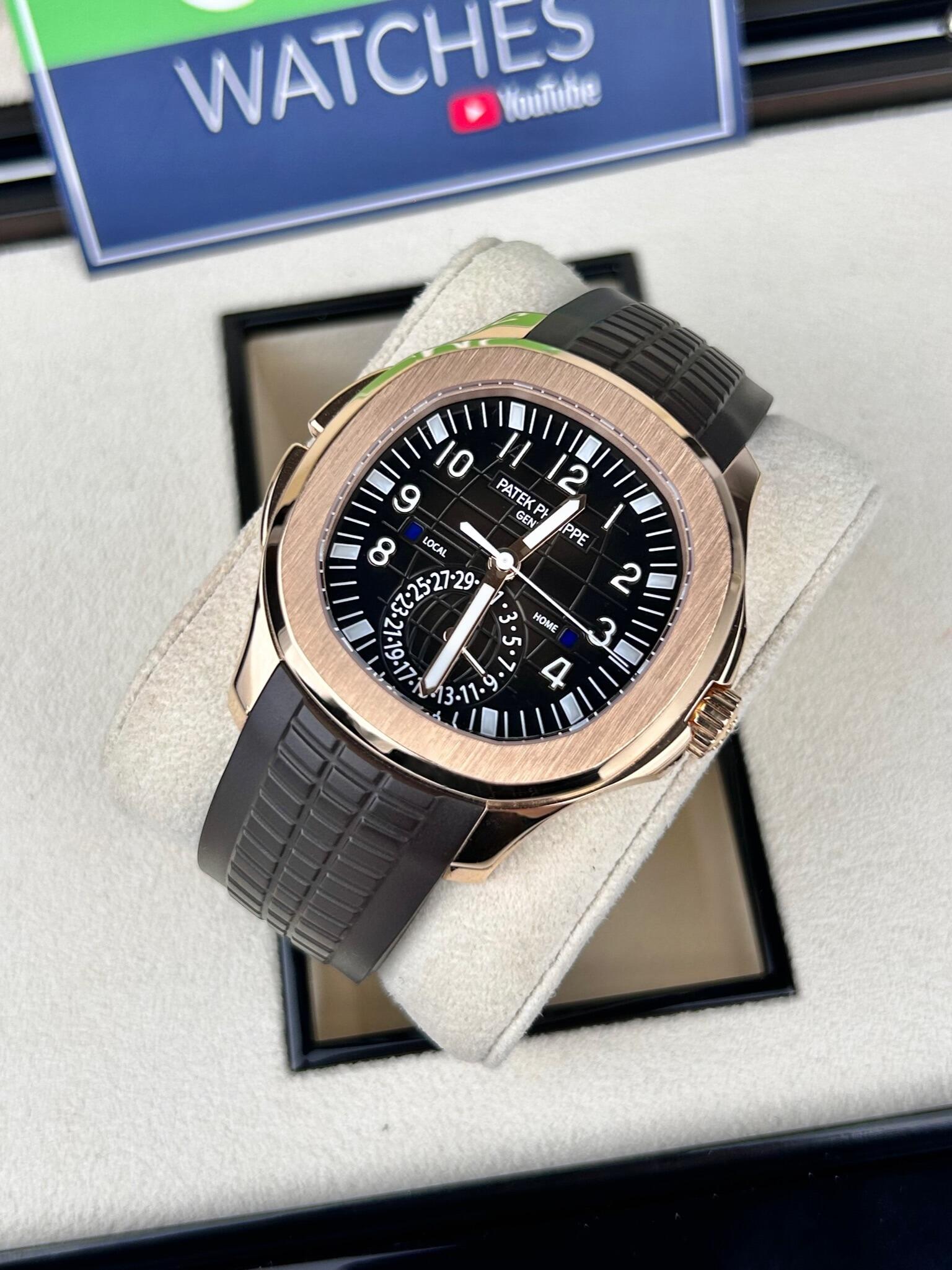 Patek Philippe Aquanaut 5164R-001, Brown Dial - 2021