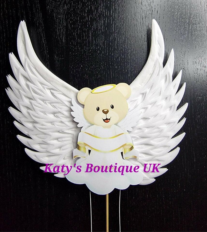 Baby Angel Wing Cake Toppers