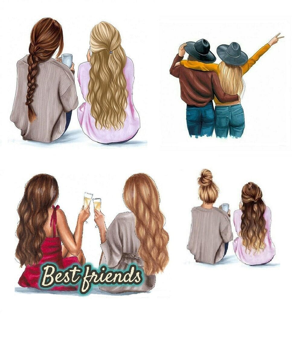 Best Friends EDIBLE Print Friendship Gifts Thank You Birthday Friend ...